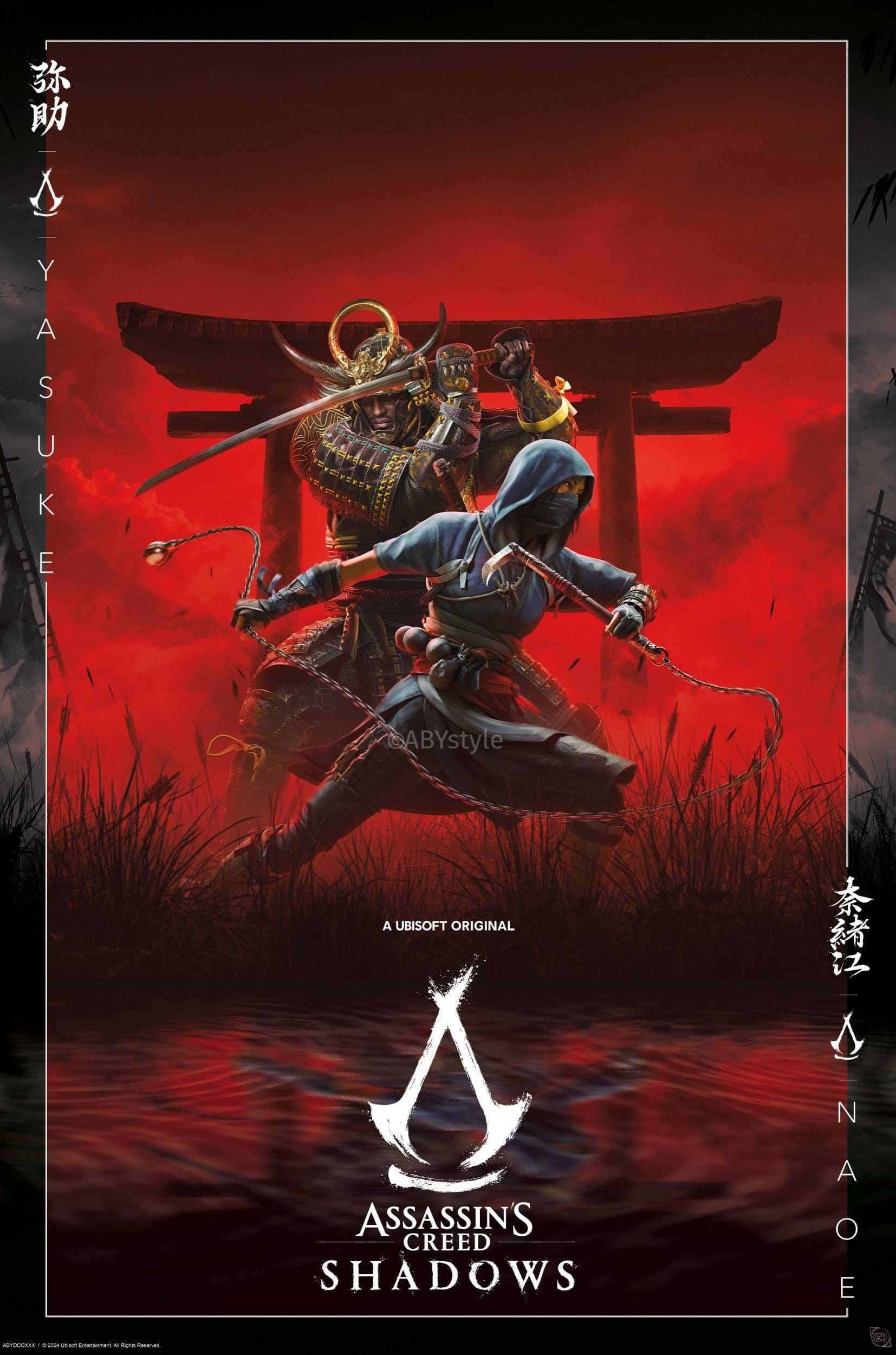 Assassins Creed Shadow Key Art Poster 61x91,5cm | Yourdecoration.nl