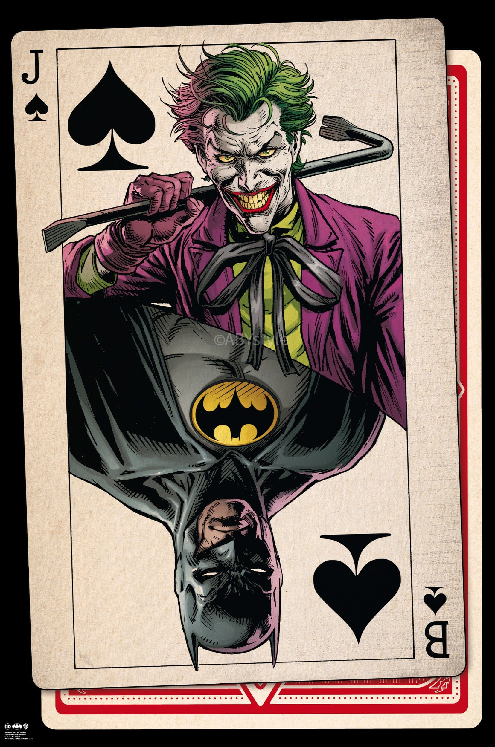 DC Comics Playing Card Poster 61x91,5cm | Yourdecoration.nl