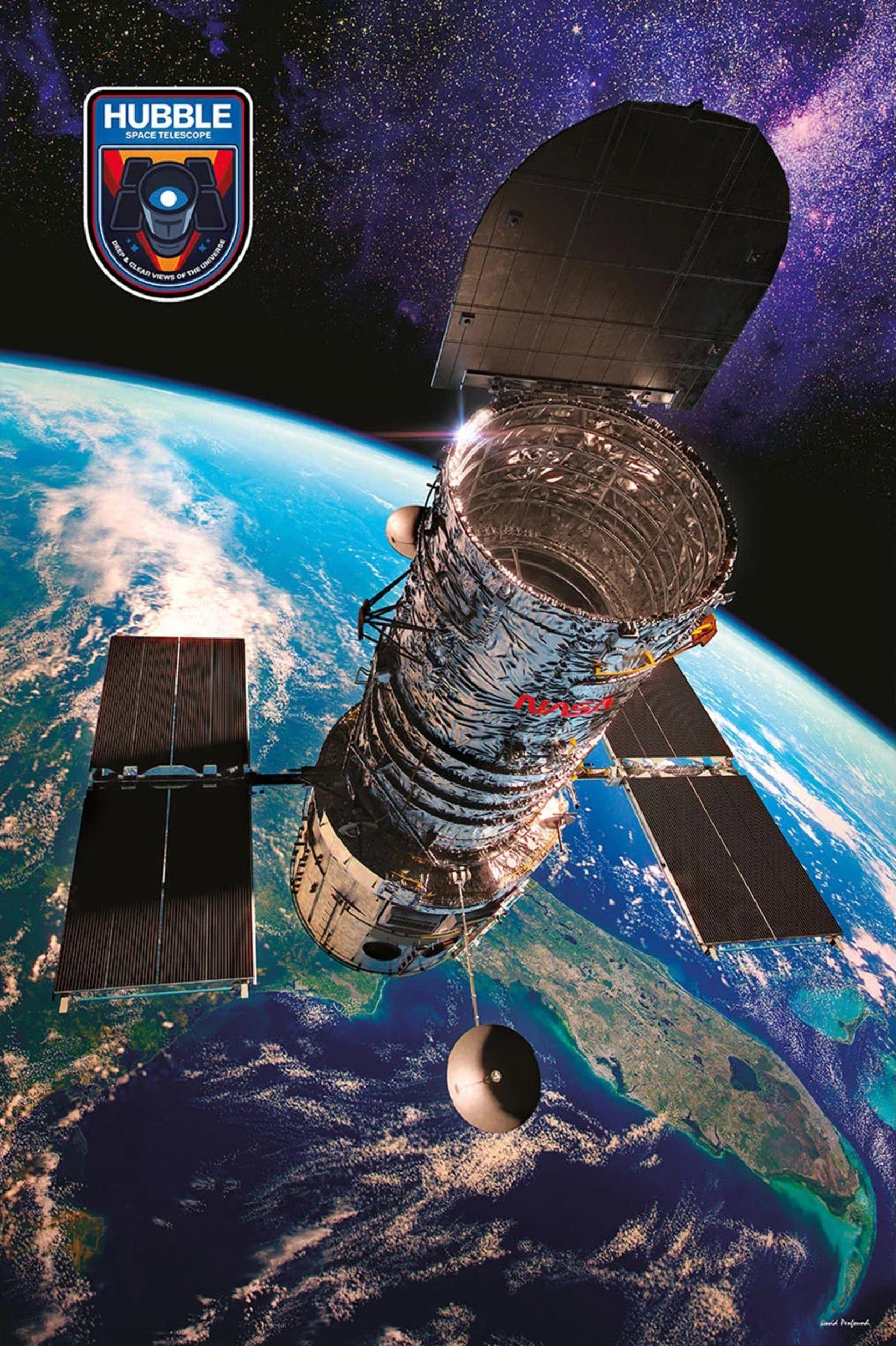 Poster Hubble 61x91,5cm | Yourdecoration.nl