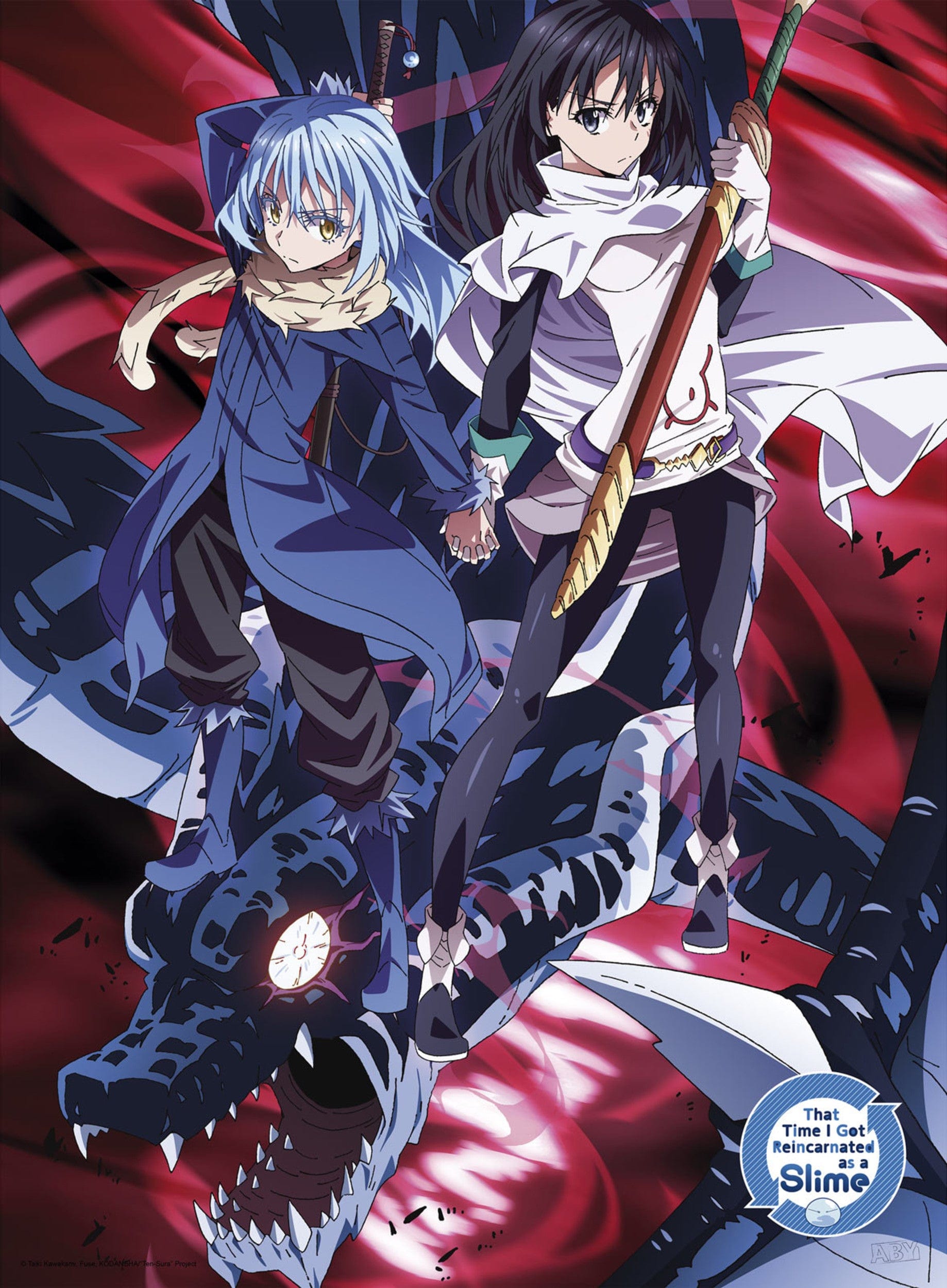 Poster Slime Rimuru and Shizu 38x52cm | Yourdecoration.nl