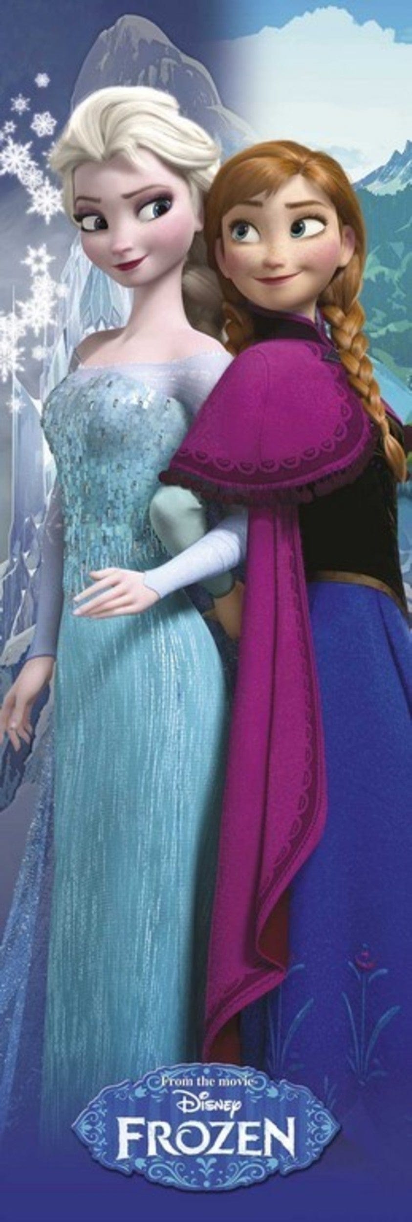 Poster Frozen 53x158cm | Yourdecoration.nl