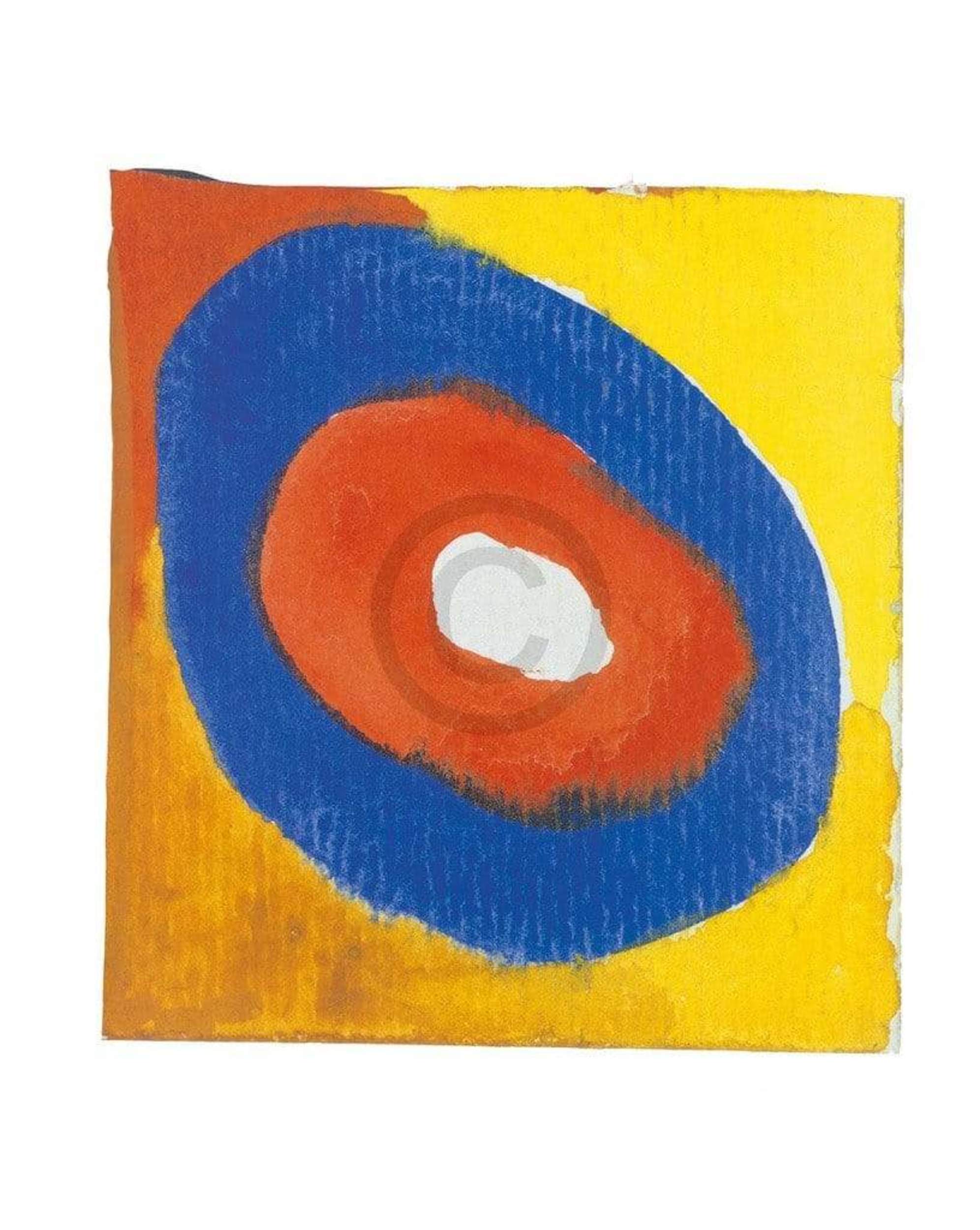 Kunst Kandinsky Colour studies with technical 40x50cm