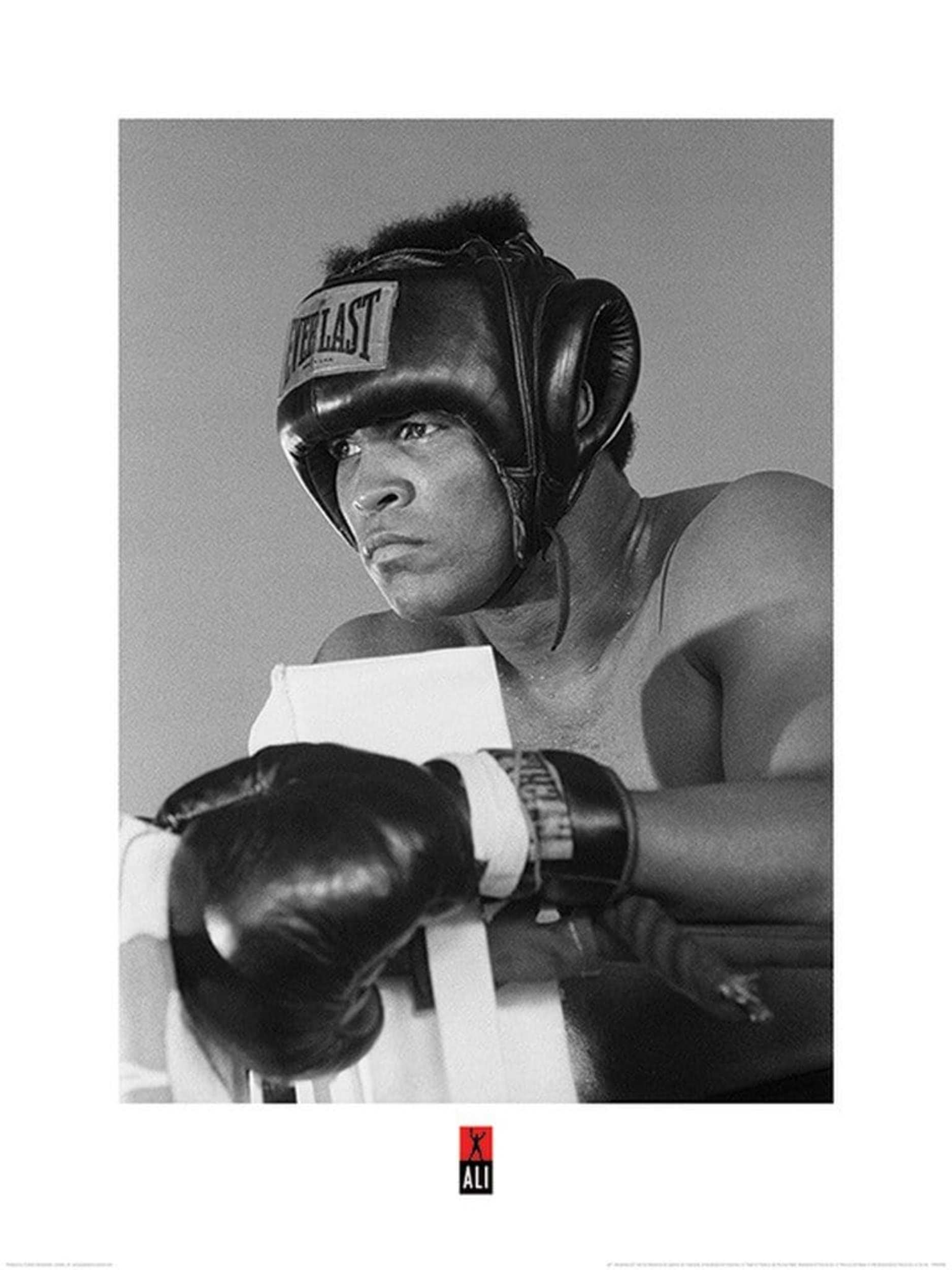 Kunstdruk Muhammad Ali Training 60x80cm | Yourdecoration.nl
